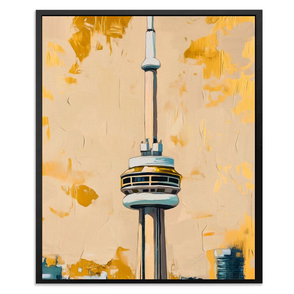 Toronto’s Sky-High Icon cityscape art - Luxury Wall Art