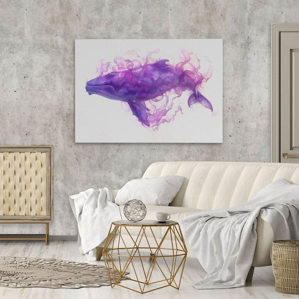 Whale Mist Serene Marine Wall Decor