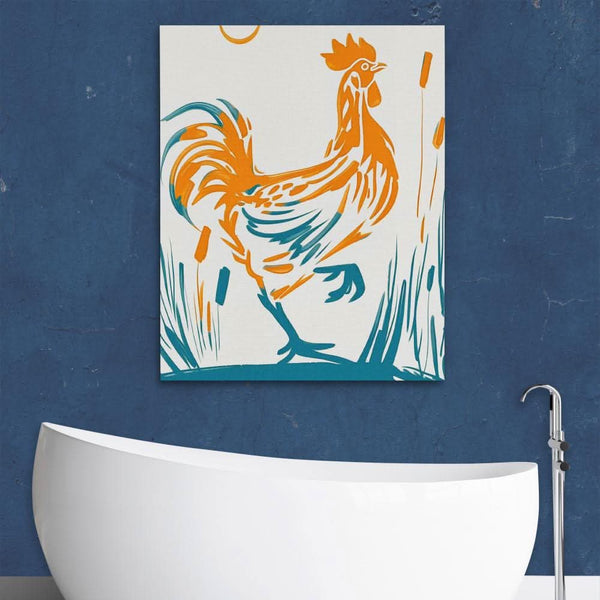 Alpha Chicken - Rooster Wall Art Print - Luxury Wall Art