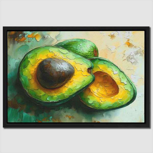 Avocado Split - Ripe Avocado Artwork for Foodies
