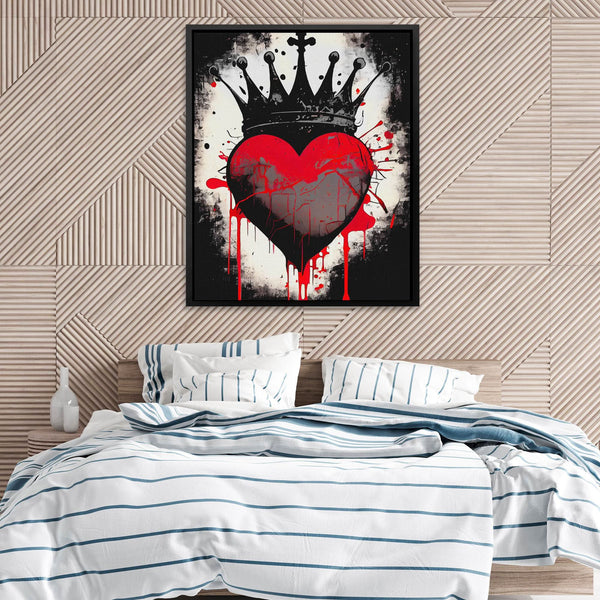 Bleeding Crown - Luxury Canvas Art - Luxury Wall Art