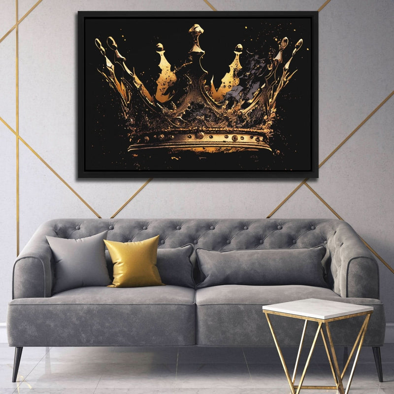 Crown Wall Art | Crown Paintings & Canvas Prints