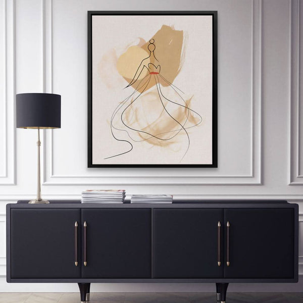 Dancing in Simplicity Canvas | Minimalist Art - Luxury Wall Art