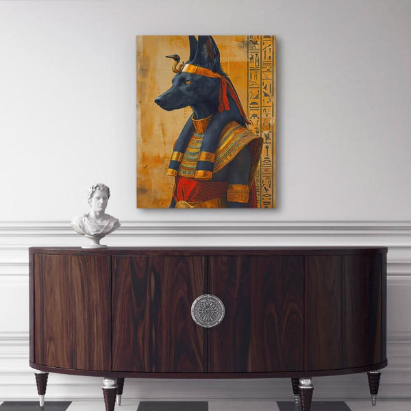 Anubis Art Print - Divine Protector of the Afterlife - Luxury Wall Art