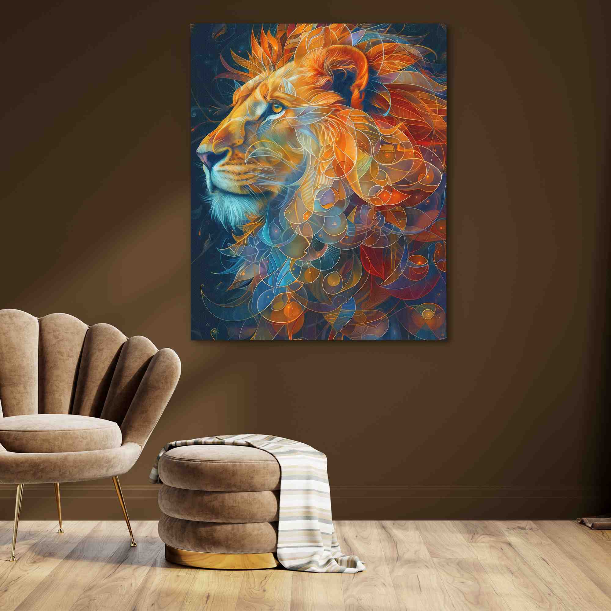 Lion Art Collection: Luxurious Lion Decor - Luxury Wall Art