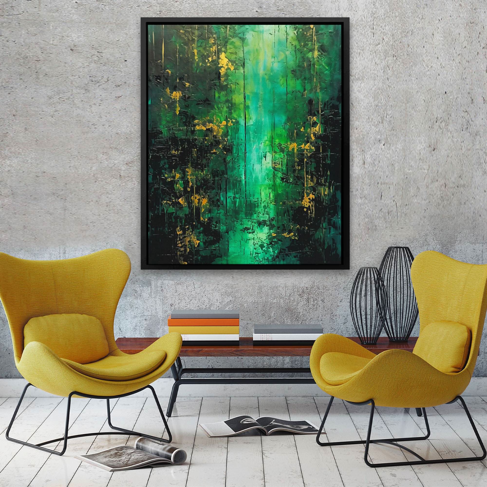 Emerald Green Art - Vibrant & Refreshing Wall Decor - Luxury Wall Art