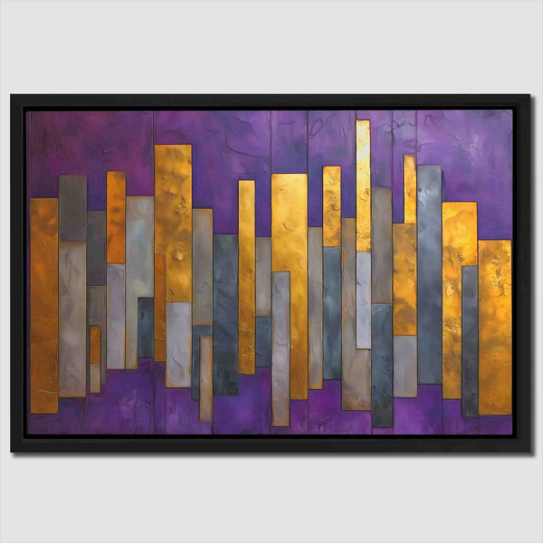 Ethereal Elements - Gold and purple Geometrics