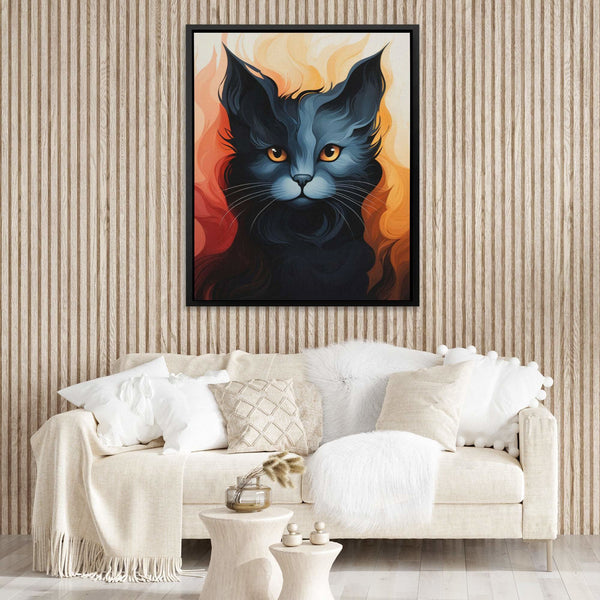 Feline Fantasy - Captivating Cat Illustration