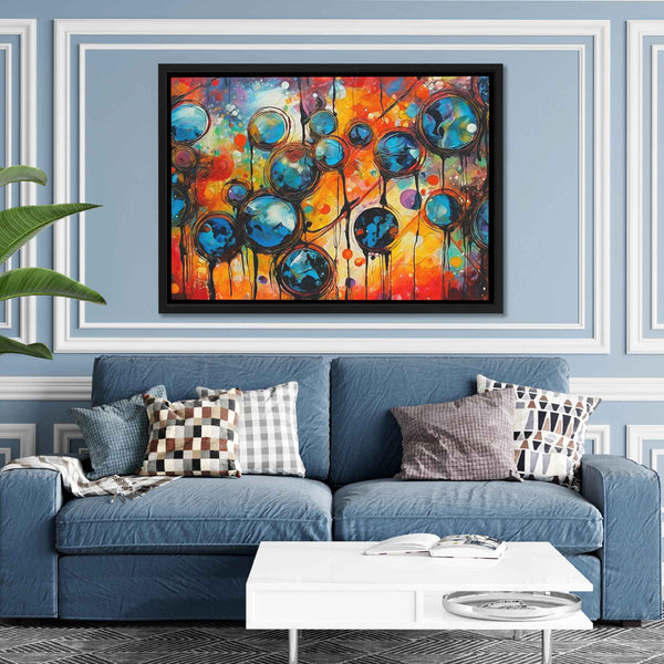 Fractured Spectrum Canvas Print | Modern Abstract Wall Art