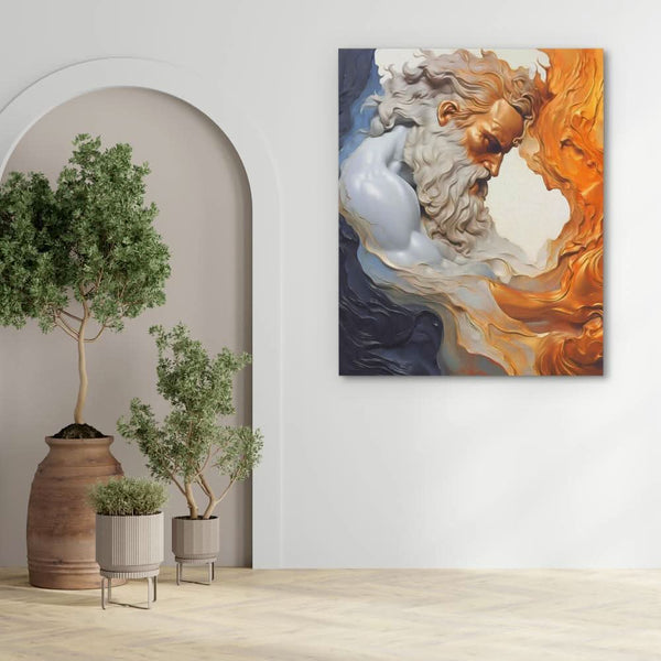 Godly Power - Divine Mythology Canvas Art - Luxury Wall Art