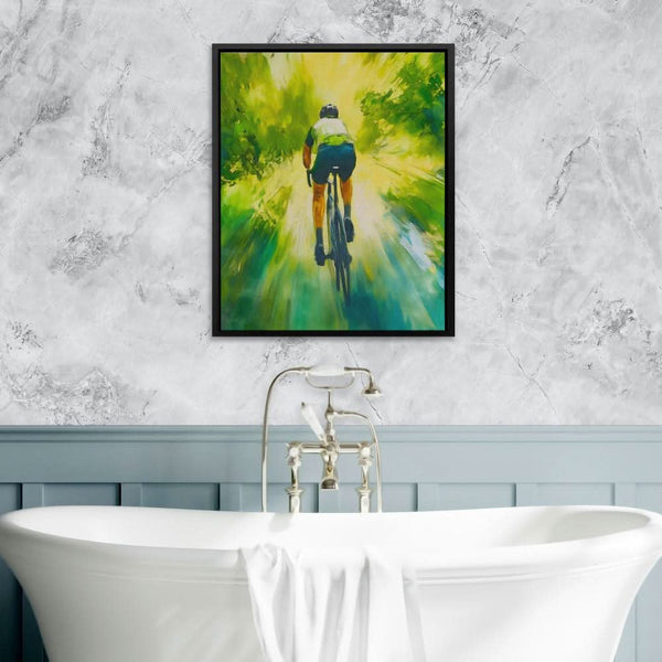 Green Velocity Cycling Wall Art