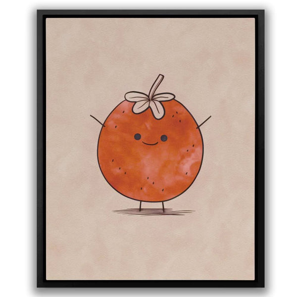 Happy Tomato Playful Food Illustration for Kitchen