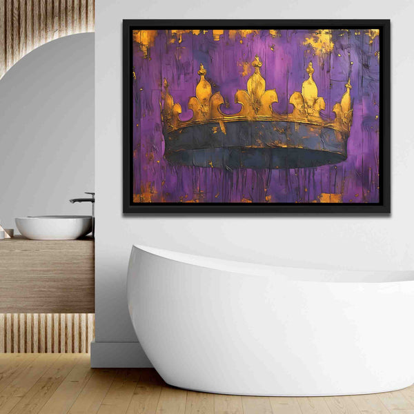 Keeper's Lore - Royal Crown Abstract Painting