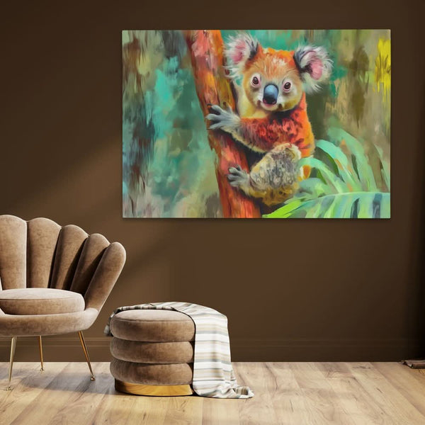 Koala Karma brings a burst of lively hues with an enchanting scene of a ...