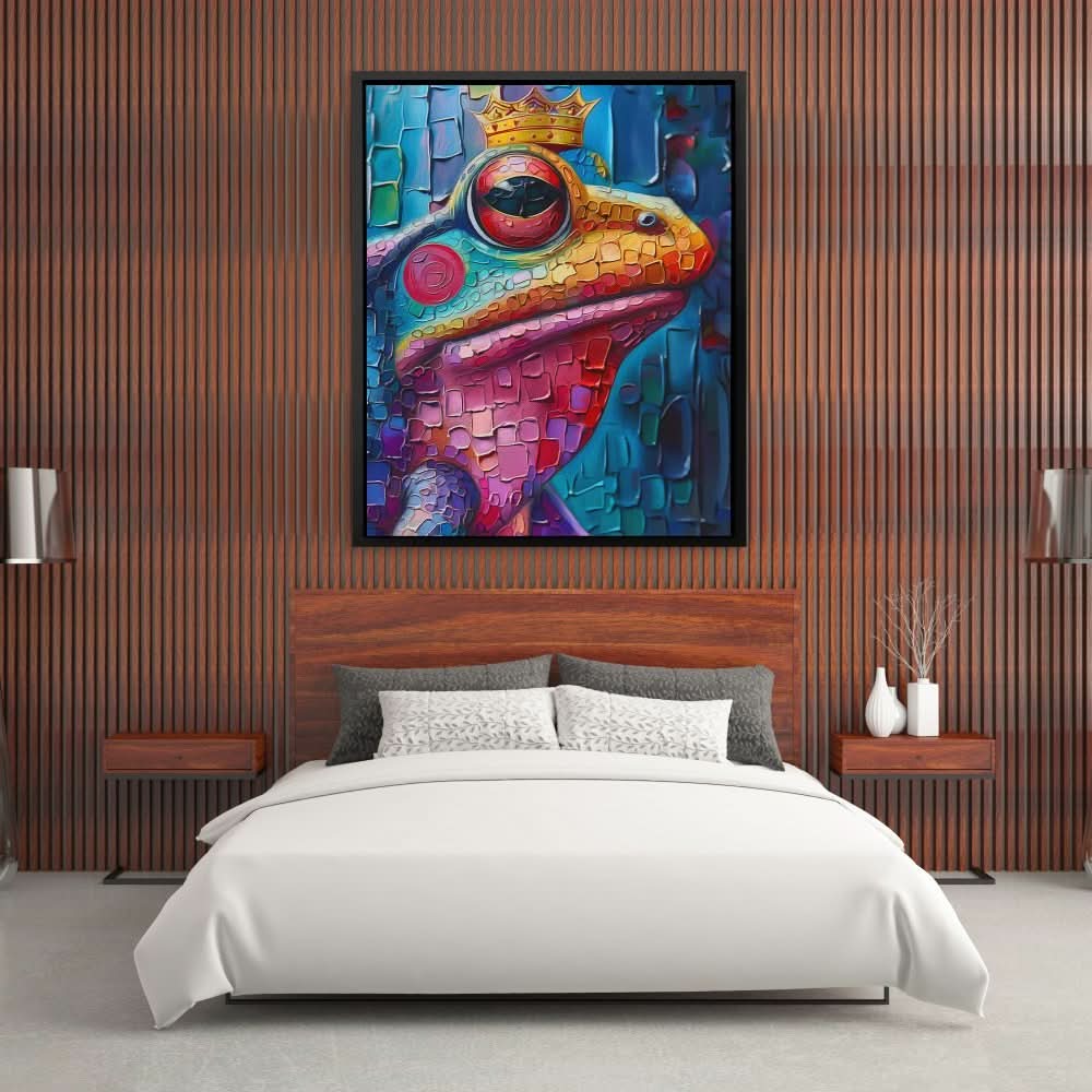 Frog Paintings - Lively & Colorful Designs - Luxury Wall Art