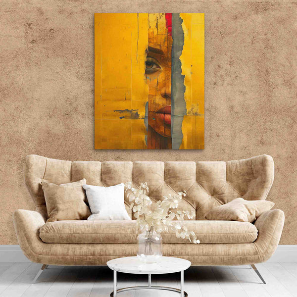 Self Reflections Abstract Portrait Art