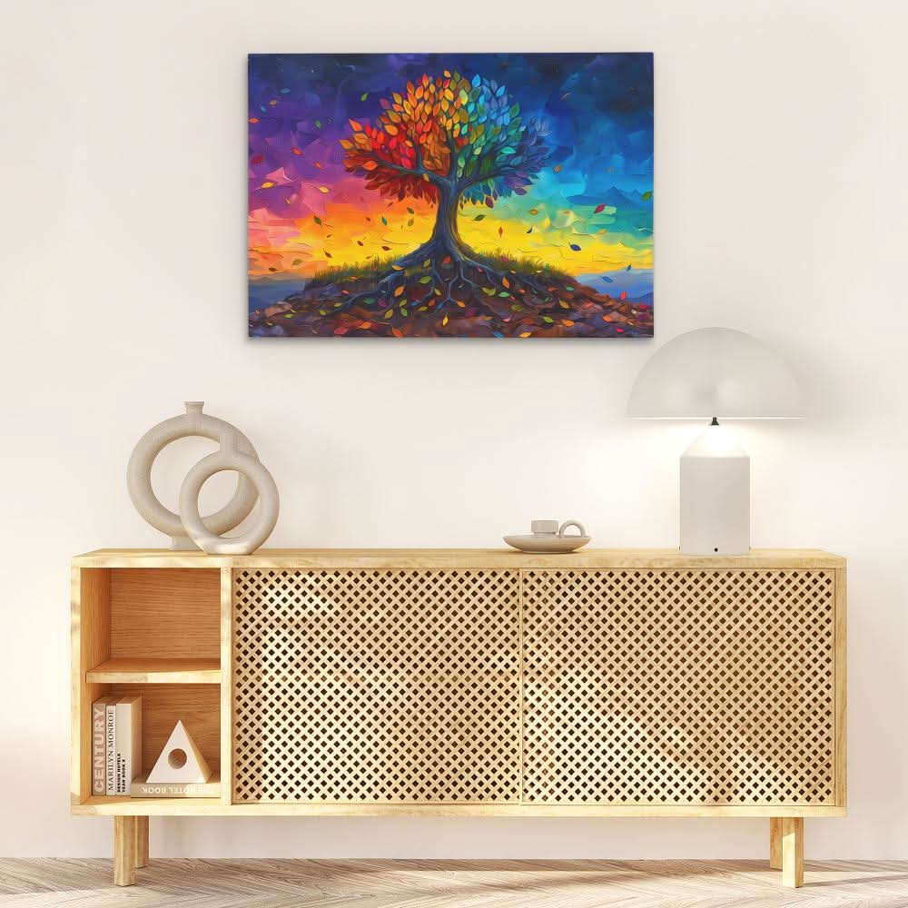 Paintings of Trees - Luxurious Tree Wall Art - Luxury Wall Art