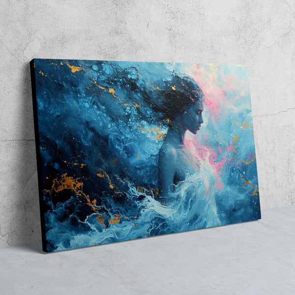 Tranquil Enlightenment - Abstract Woman in Serenity - Luxury Wall Art